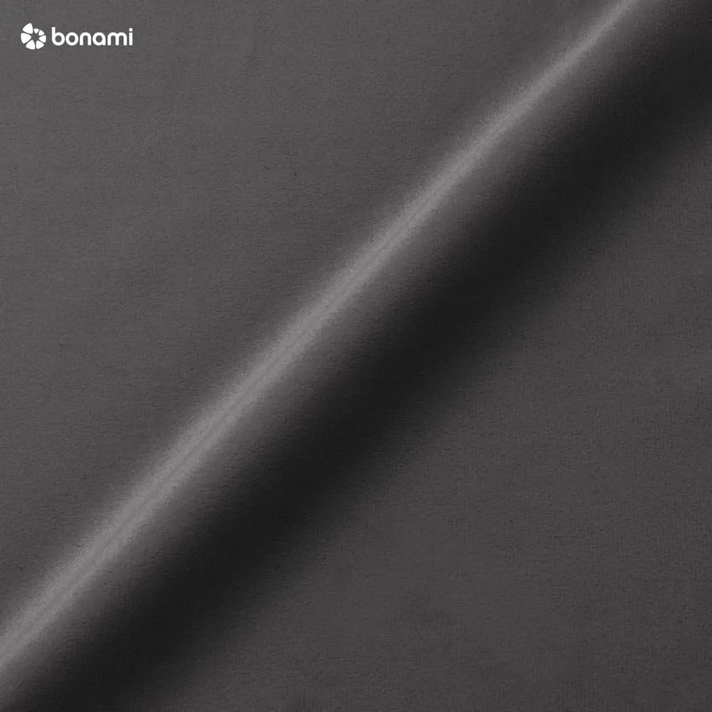 Tmavě šedá čalouněná dvoulůžková postel s úložným prostorem s roštem 180x200 cm Colonel – Cosmopolitan Design