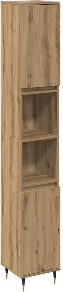 Sada koupelnového nábytku 3 ks Artisanový dub 30 x 30 x 180 cm 3378514