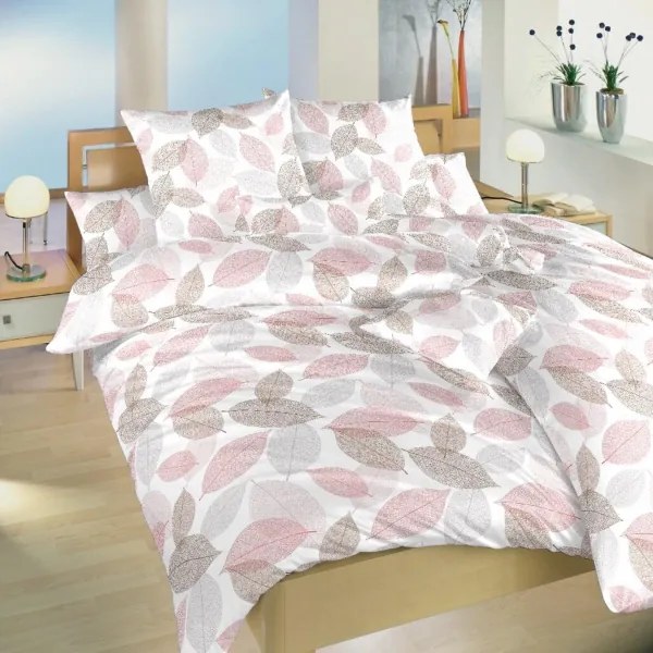 Dadka Povlak na polštář flanel Podzim hnědý  70x90 cm