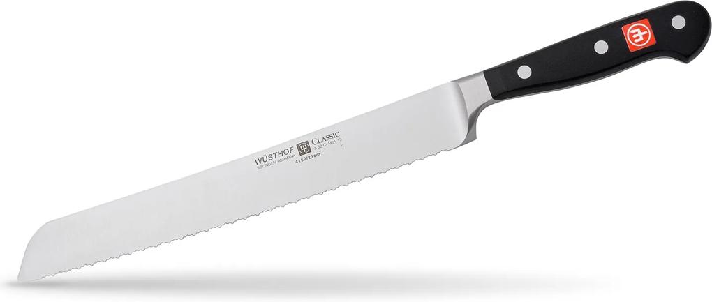 Nůž na chléb s dvojitou čepelí Classic Wüsthof 23 cm