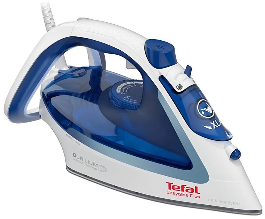 Tefal - Napařovací žehlička STEAM IRONS EASYGLISS 2500W/230V bílá/modrá