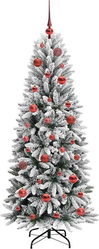 Umělý vánoční stromeček Bílá 150 cm PVC, plast, ocel a PE 3396033