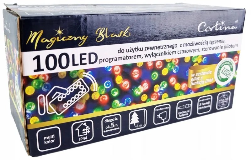 LED osvětlení univerzální - multicolor 5 m, programátor, ovladač