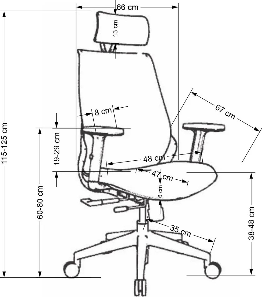Kancelářská židle Mode, černá
