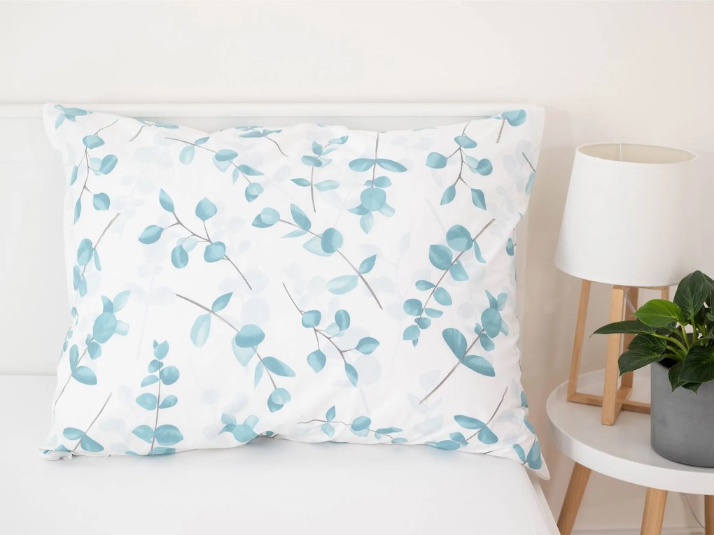 Povlak Mako jersey 70 × 90 cm – Eukalyptus