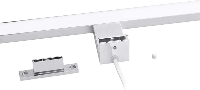 LED koupelnové osvětlení 3v1 WO827, 40 cm, stříbrná