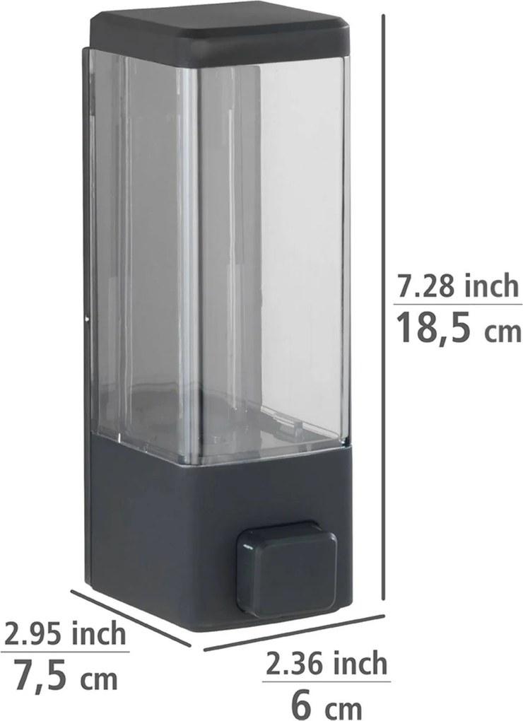 Dezinfekční dávkovač ISTRES, černý, 320 ml, Wenko