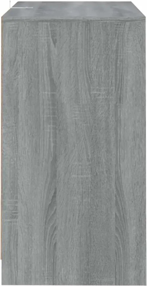 Příborníky 2 ks šedé sonoma 70 x 41 x 75 cm kompozitní dřevo 3098095