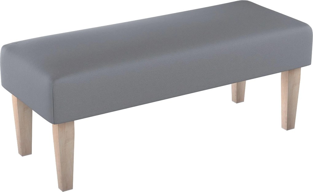 Dlouhá lavička 100x40cm barva šedá