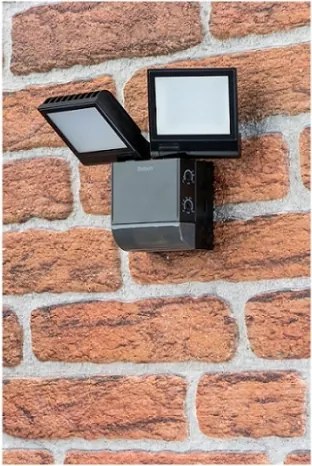 LED reflektor THEBEN s čidlem theLeda S17-100 BK černý 2x8,5W 4000K IP55