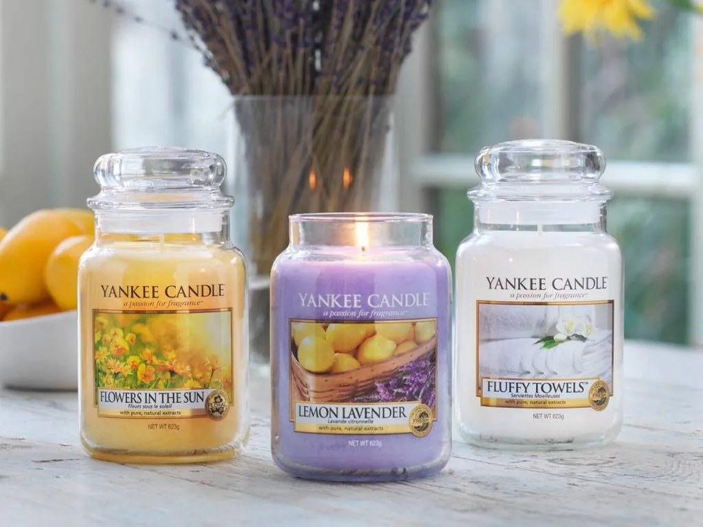 Yankee Candle – votivní svíčka Lemon Lavender (Citron a levandule), 49 g