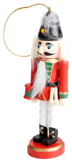 Závěsná vánoční dekorace NUTCRACKER louskáček 836065 (3 ks)