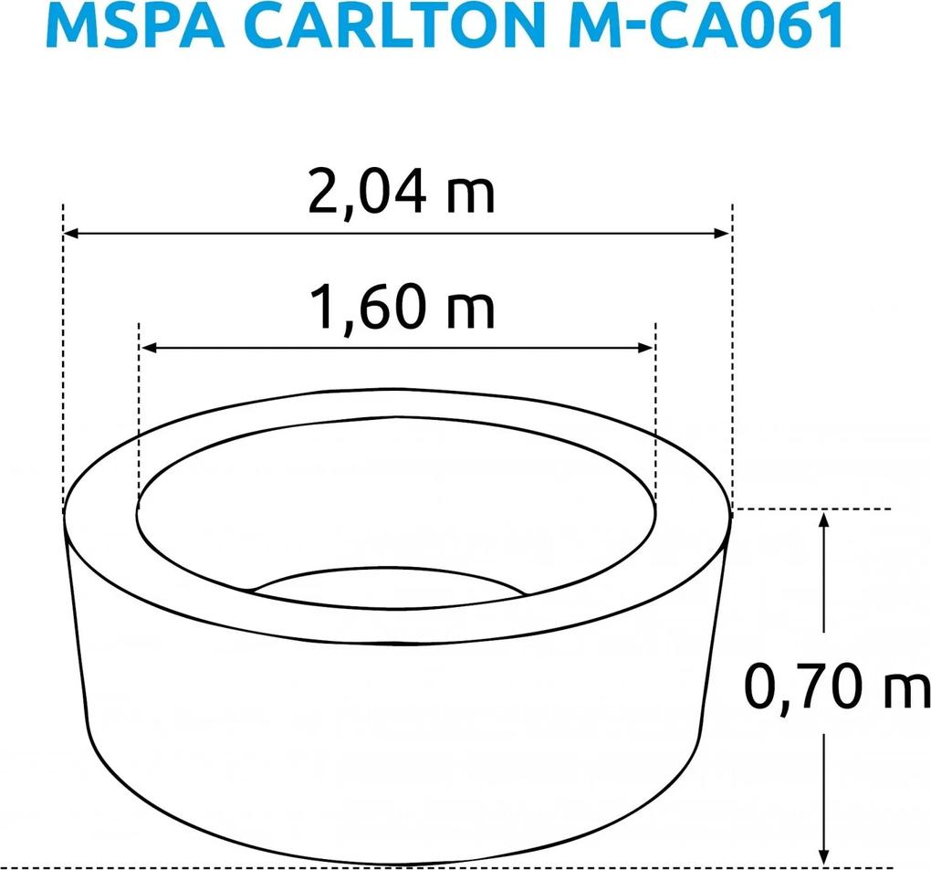 Nafukovací vířivka Marimex MSPA Carlton M-CA061  [6360258]