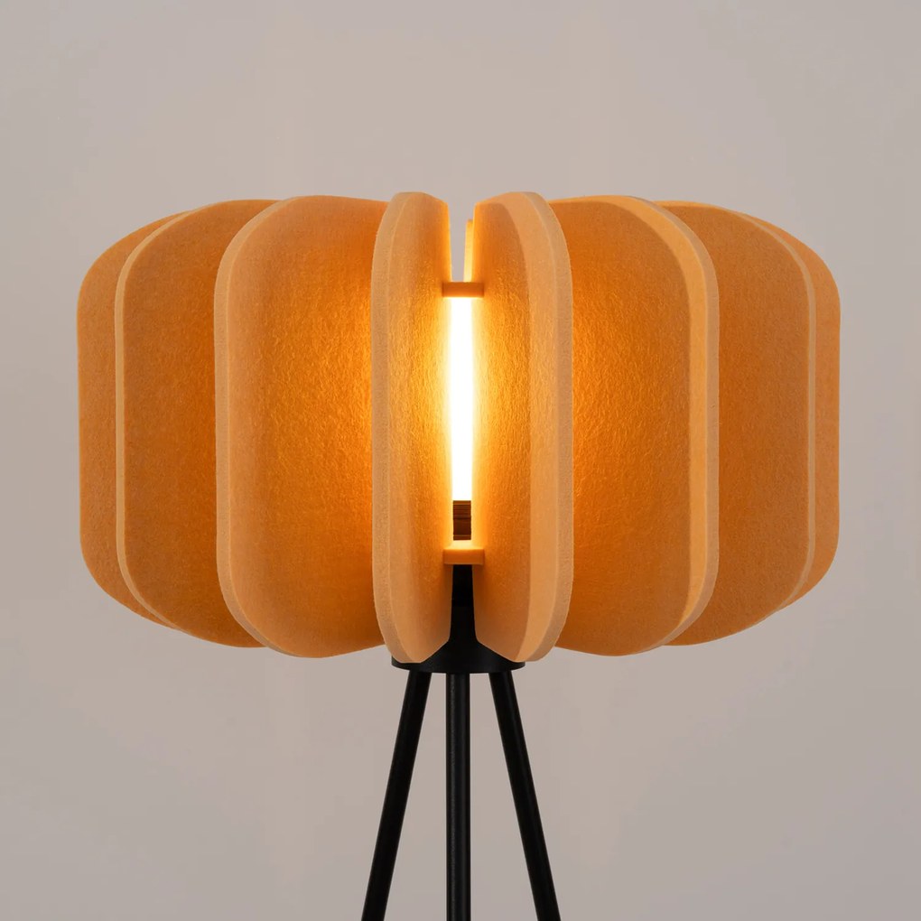 Sollux Lighting Stojací lampa MULA 45 žlutá