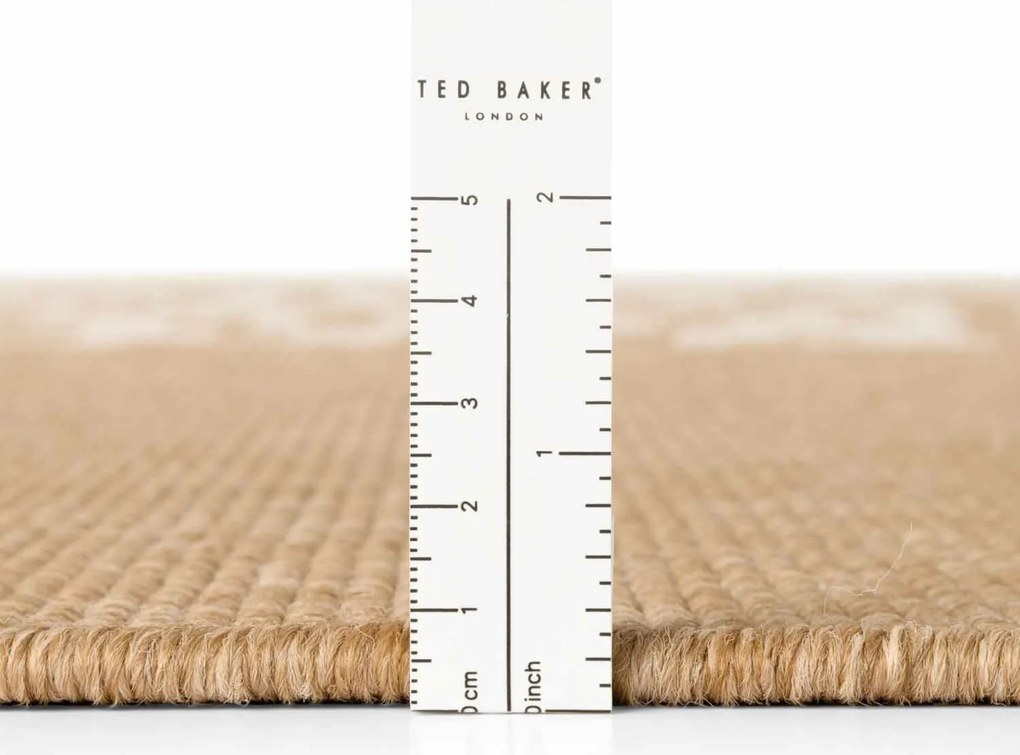 Ted Baker, Kusový koberec Ted Baker Haringey 106377 Natural White, 200x300, béžová, chodba / předsíň