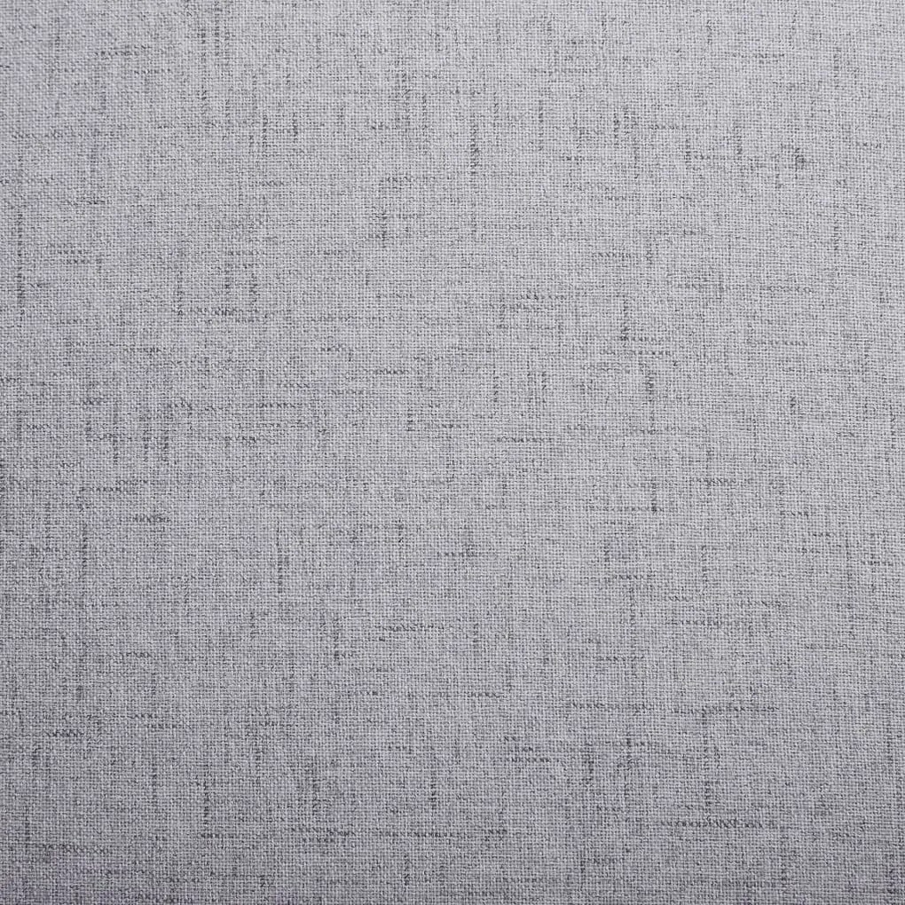 Křeslo světle šedé textil 248615