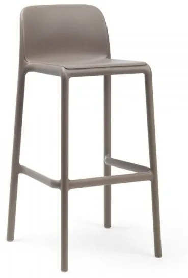 Nardi Plastová barová židle FARO s nižším sedem Odstín: Antracite - Černá