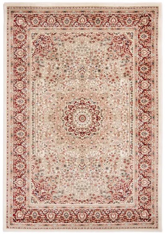 Kusový koberec klasický NEMRUT 8582T Bílý Rozměr: 80x200 cm