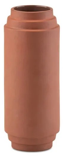 Terakotová váza Edge Vase 25 cm Skagerak