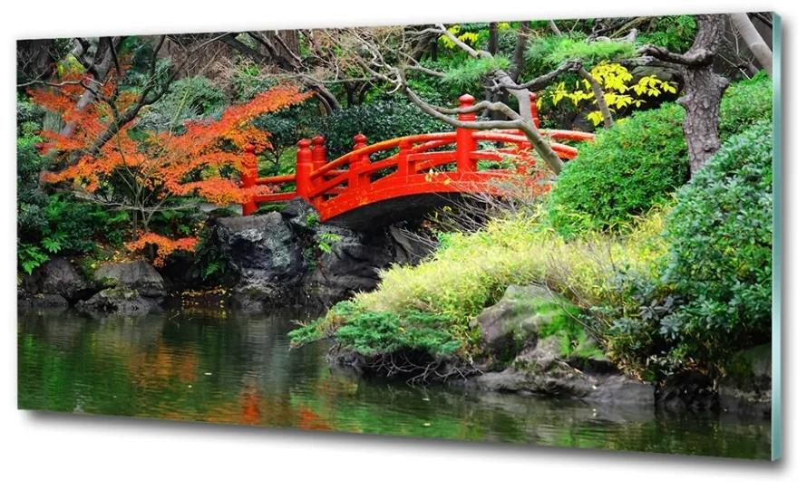 Wallmuralia Foto obraz sklo tvrzené Japonská zahrada 100x50