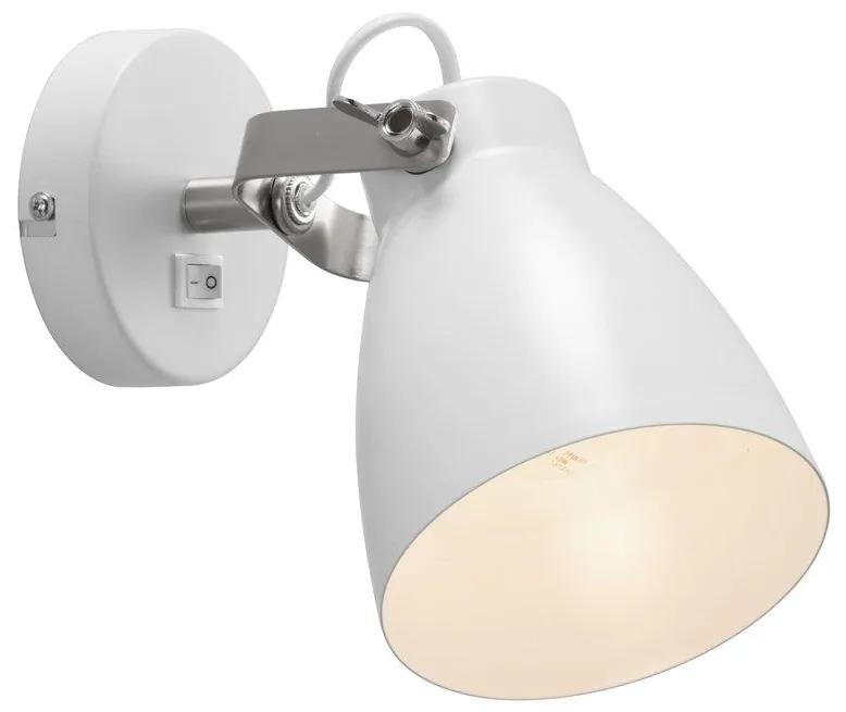 Nástěnná čtecí lampa Nordlux Largo | Ø12 cm, bílá  | 47051001