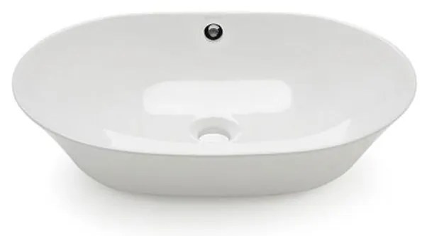 Bathco 4038 - Umyvadlo na desku TOULOUSE 59x42 cm porcelán/bílá
