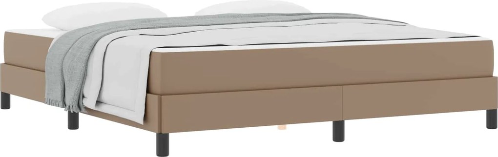 Rám postele s matrací Cappuccino 180 x 200 cm textil 3398647