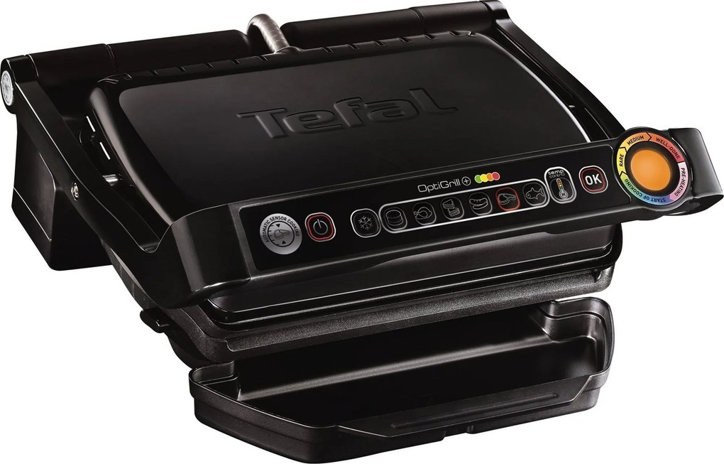 Kontaktní gril tefal gc714834 optigrill+ se zapékacím příslušenstvím