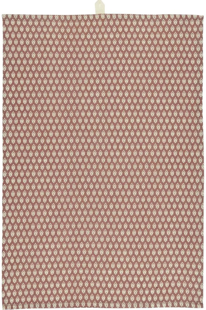 IB LAURSEN Bavlněná utěrka Faded Rose Pattern 50×70 cm, růžová barva, textil