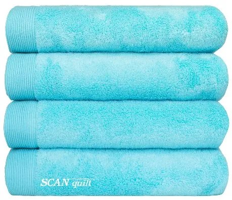 SCANquilt ručník MODAL SOFT tyrkysová 50 x 100 cm