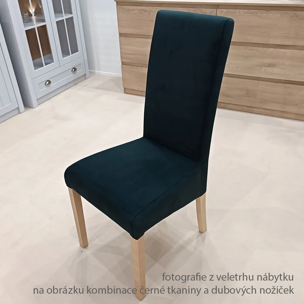 Jídelní židle MADRIT | 46 cm | šedá | bílé nohy | VÝPRODEJ z PRODEJNY