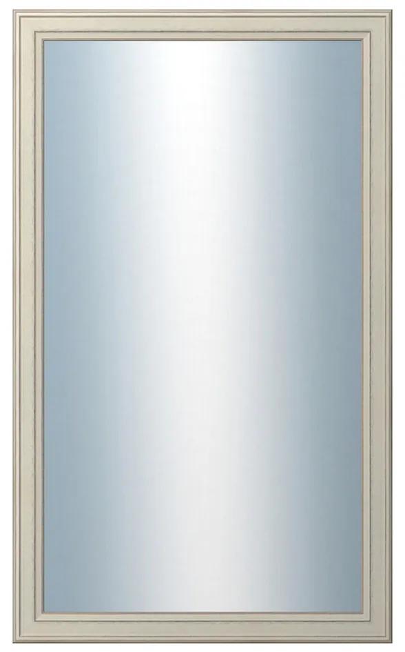 DANTIK - Zarámované zrcadlo - rozměr s rámem cca 60x100 cm z lišty STEP bílá (3018)