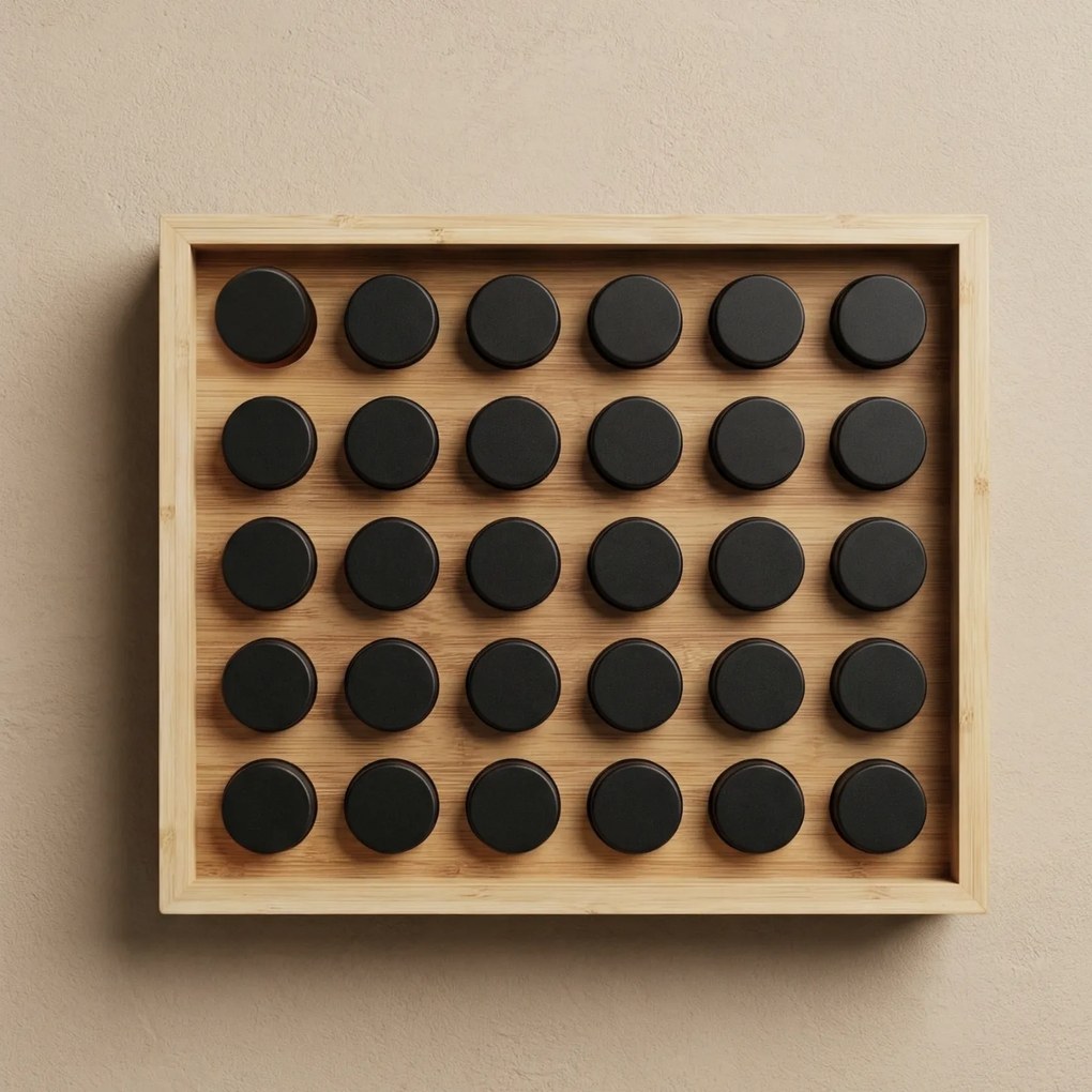 Nástěnný organizér na koření PALETTE, 30 kořenek