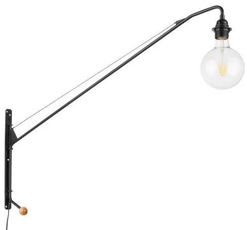 Nástěnné industriální osvětlení s vypínačem DEXTER, 1xE27, 11W Italux Dexter MBE0051/1S