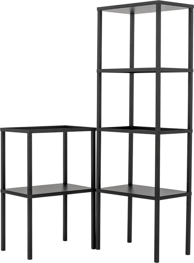 Černý kovový regál 59x90x38 cm Loups – Bloomingville
