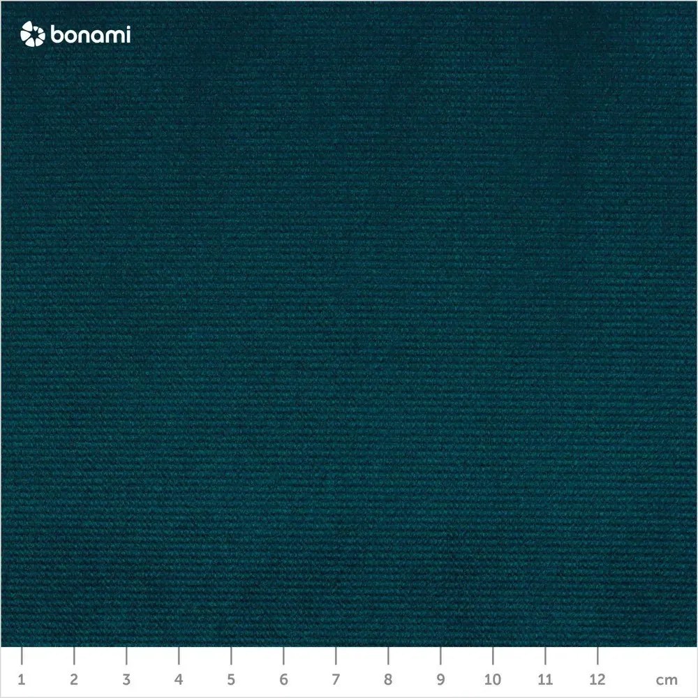Tyrkysová sametová rozkládací rohová pohovka (levý roh) Lofty Lilly – Miuform