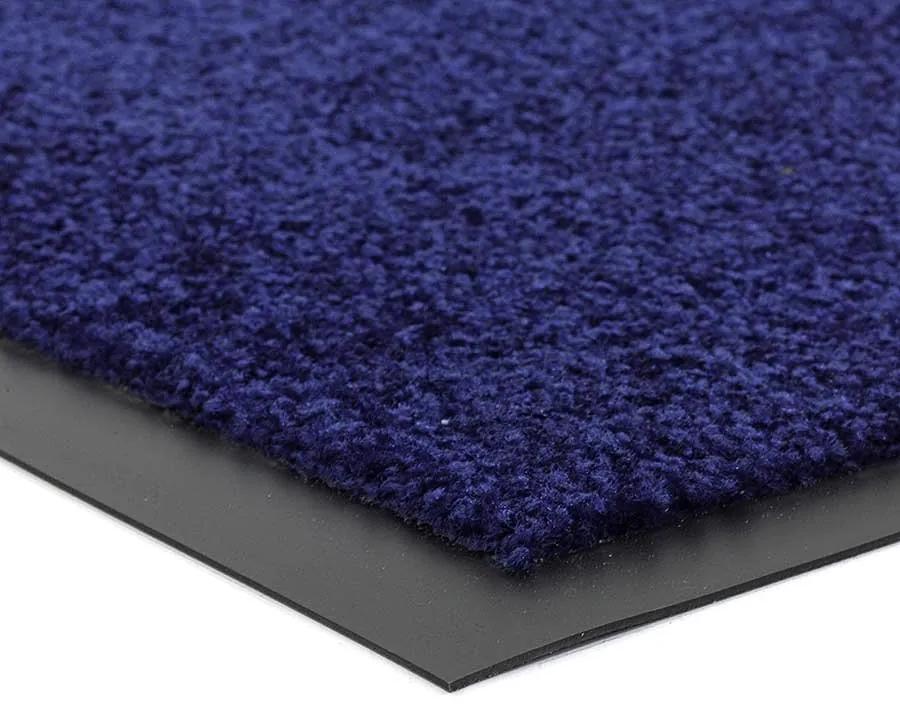 Modrá vnitřní vstupní čistící pratelná rohož Twister - 60 x 180 cm