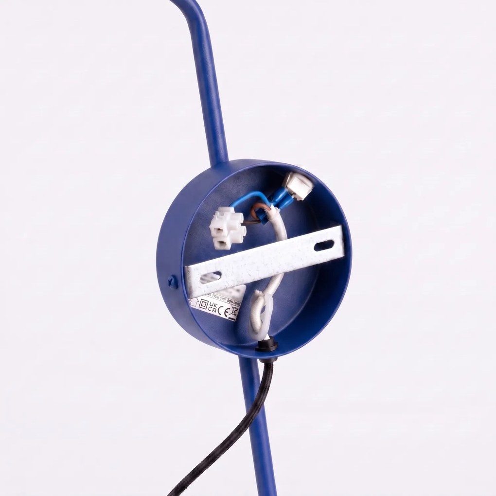 Sollux Lighting Nástěnné svítidlo NOX 1 ultramarín s vypínačem