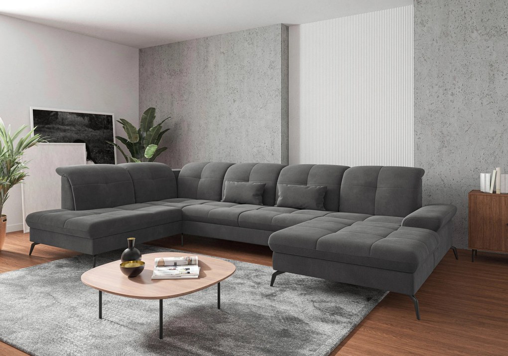 XXXLutz SEDACÍ SOUPRAVA, textil, šedá Sit & More - Sedací soupravy - 000144011558