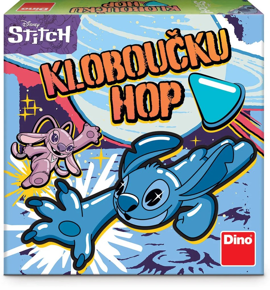 DINO Hra Kloboučku hop! Stitch *SPOLEČENSKÉ HRY* dn624115