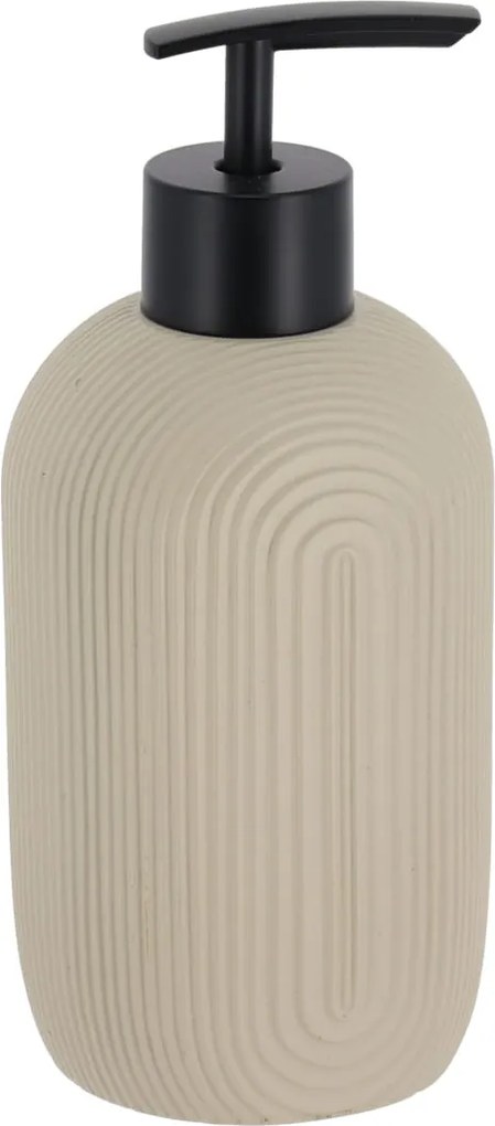 Dávkovač mýdla Elya, béžová/s černými prvky, 400 ml