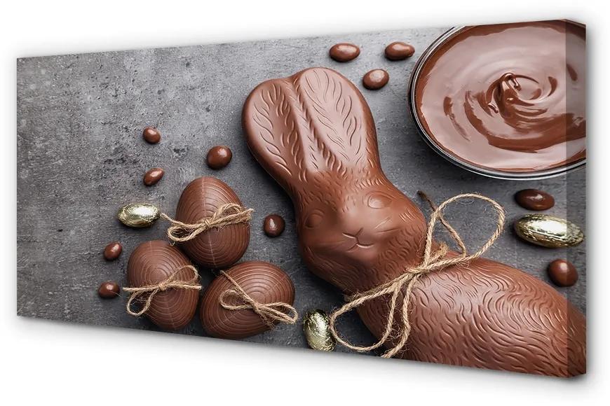 Obrazy na plátně Čokoládová tyčinka králík 100x50cm