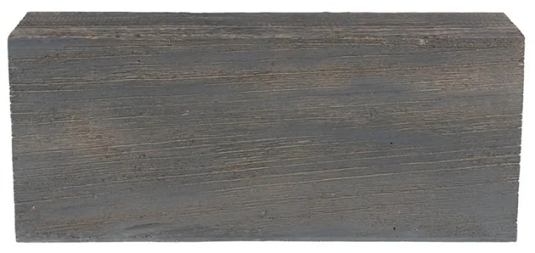 Šedý antik dřevěný příborník Lutgardis – 41x29x17 cm