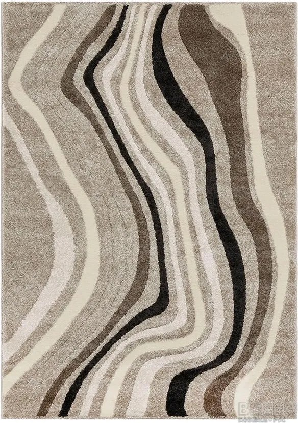 Breno Kusový koberec FRISCO 283 taupe, 120x170 cm, Béžová/Vícebarevné
