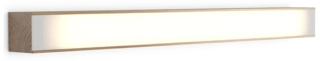 Nástěnné světlo LED60, přímé světlo, více variant - TUNTO Model: 700 mm jasan, olejový vosk, externí driver se stmívačem