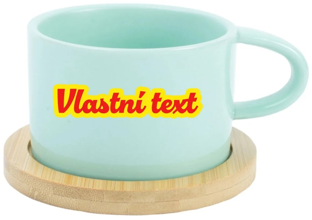 Personalizovaný hrnek Makronka - Obtažený text