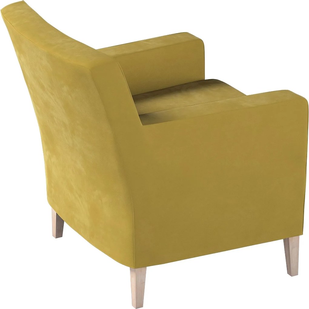 Potah na křeslo IKEA Karlstad barva zelená látka lesklé, sametová