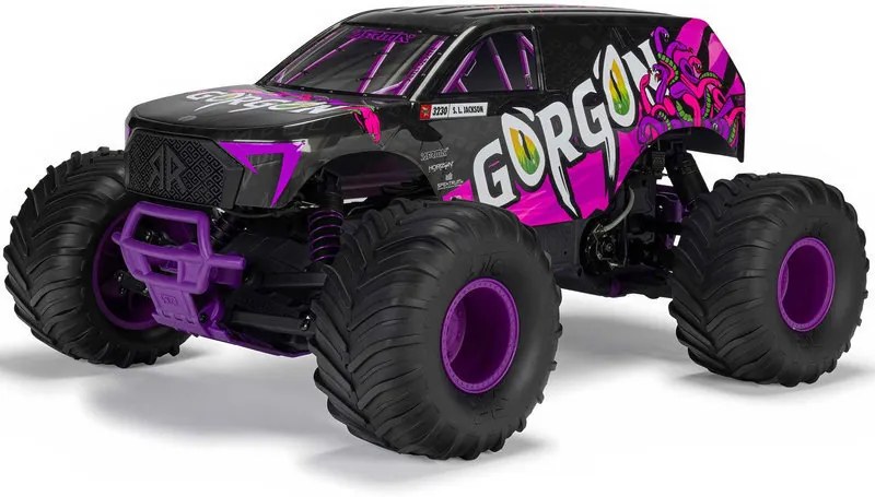 Arrma gorgon 1:10 smart rtr fialové