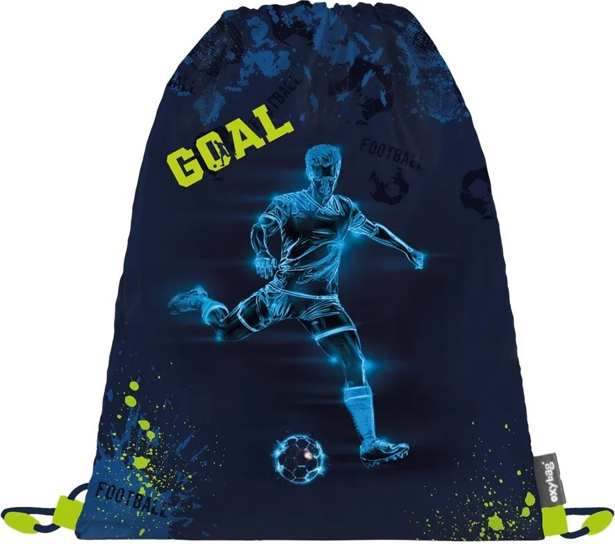Oxybag OXY SKY - školní set Fotbal 4 ks: batoh, penál, sáček, placky