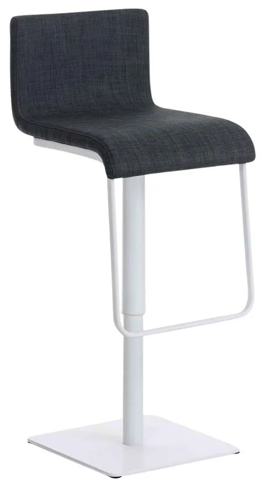 Barová židle Mona, bílá podnož